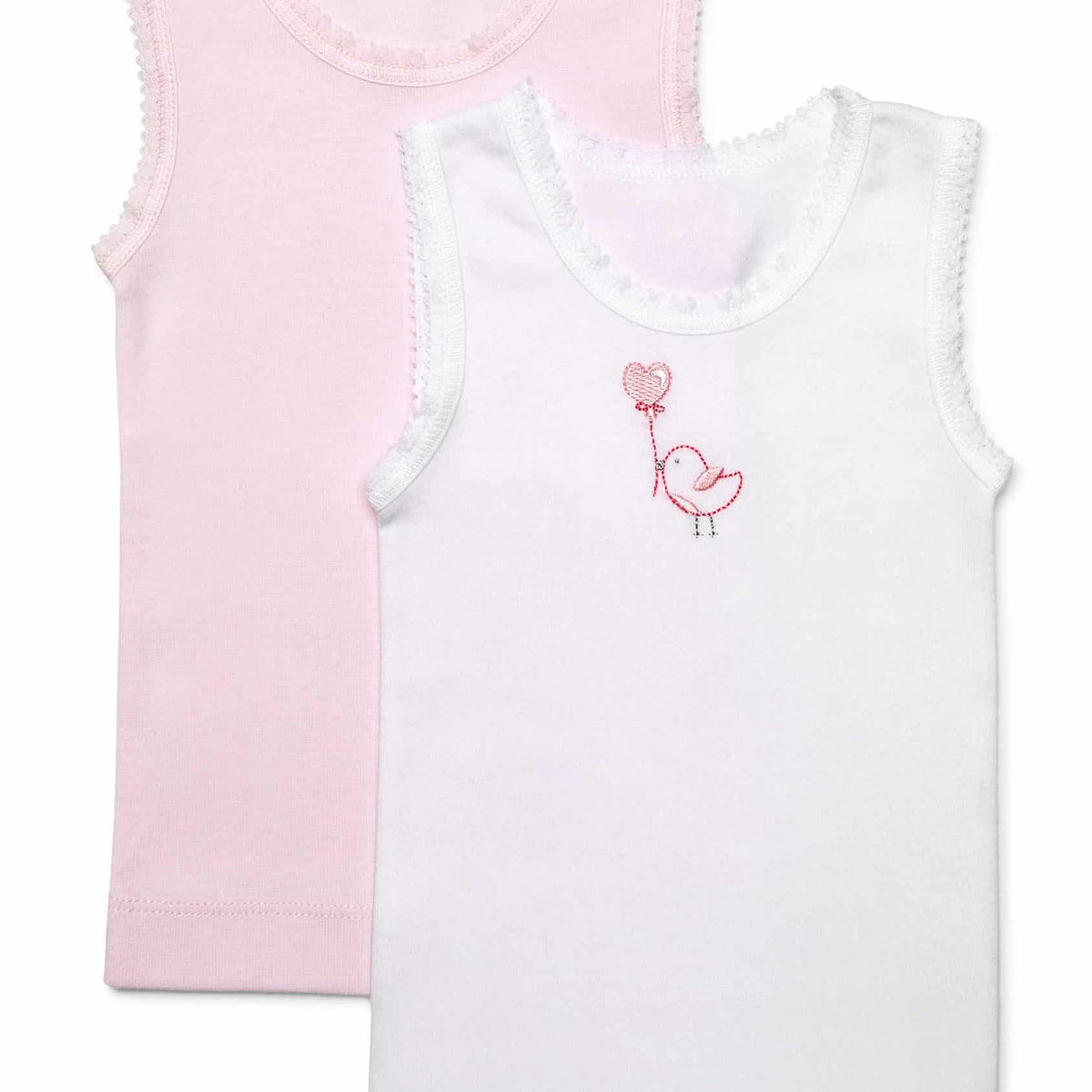 Girls Birdy Singlets 2 Pack – Marquise